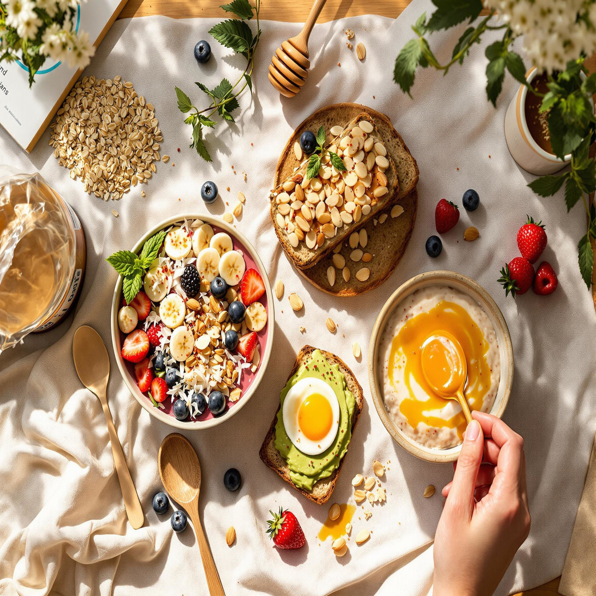 Petit-déjeuner bien équilibré-15 recettes équilibrées et gourmandes
